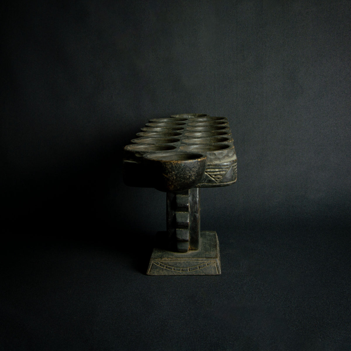 Ashanti Awale Game Board – Traditional Craftsmanship from Ghana ...